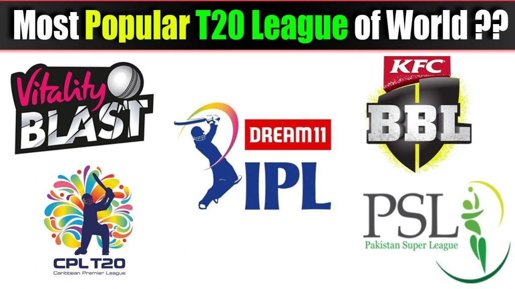Top Five Best Men's T20 Cricket leagues in the world