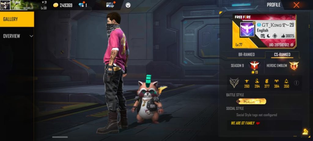 Who Is King Of Free-Fire In India? His Real Name, ID, Country And Stats