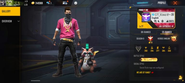 Who Is King Of Free-Fire In India? His Real Name, ID, Country And Stats