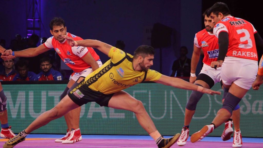 What are the All types of Raider moves in the Pro Kabaddi League