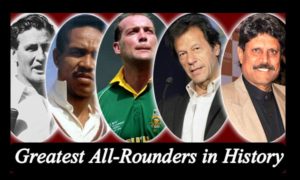Surprising! Top 10 Greatest All rounders of all time.