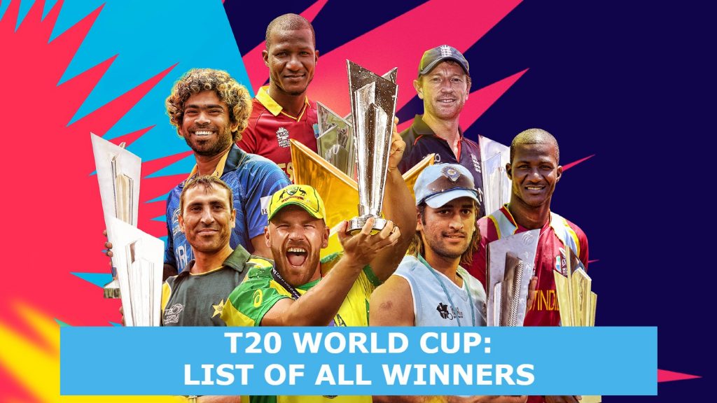 T20 World Cup: List of all Winners; Which Country has most Titles