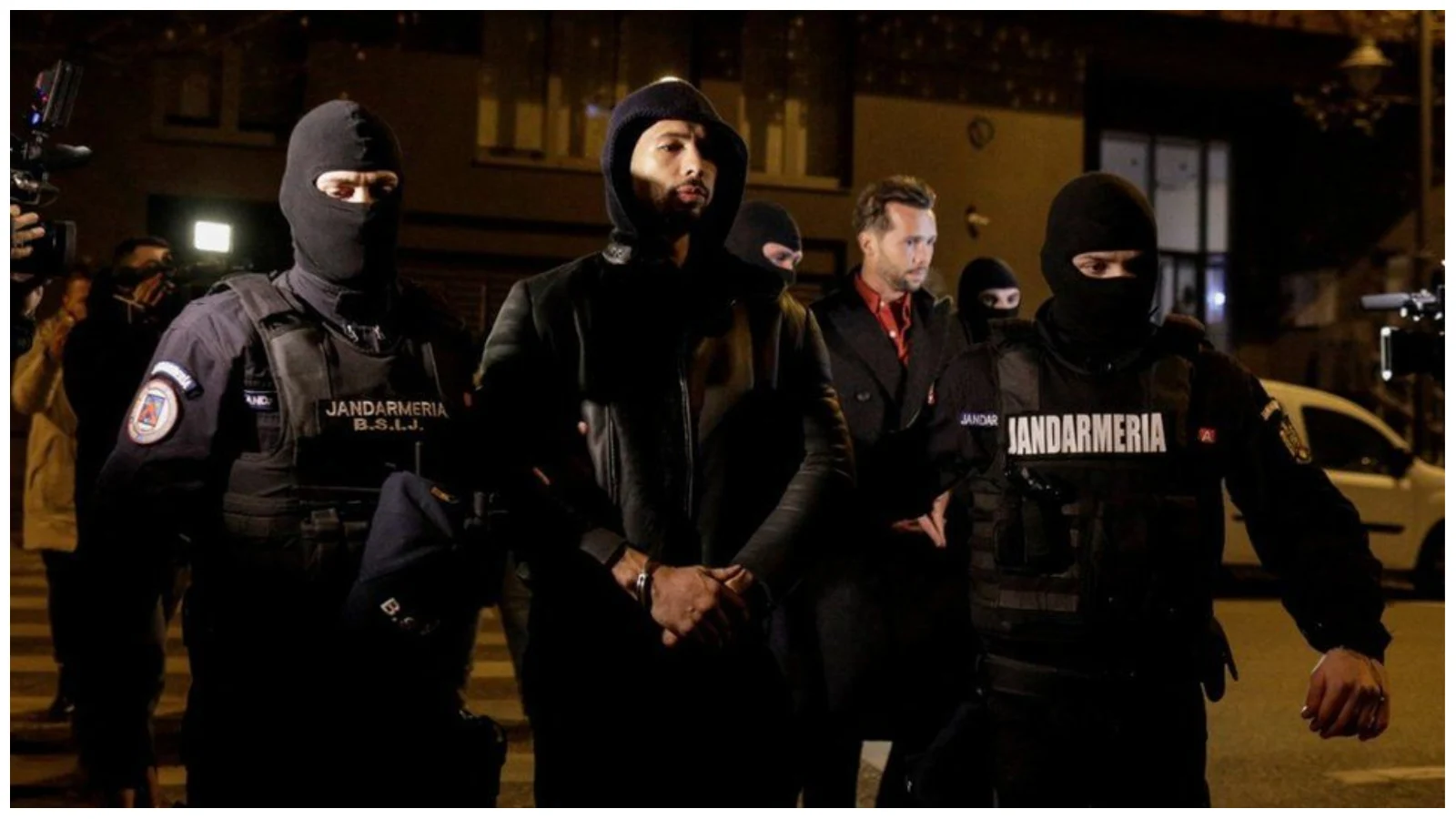 Why did Andrew Tate got arrested?