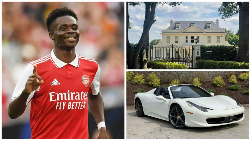 Bukayo Saka Net Worth 2024, Salary, Endorsements, Cars, Houses ...