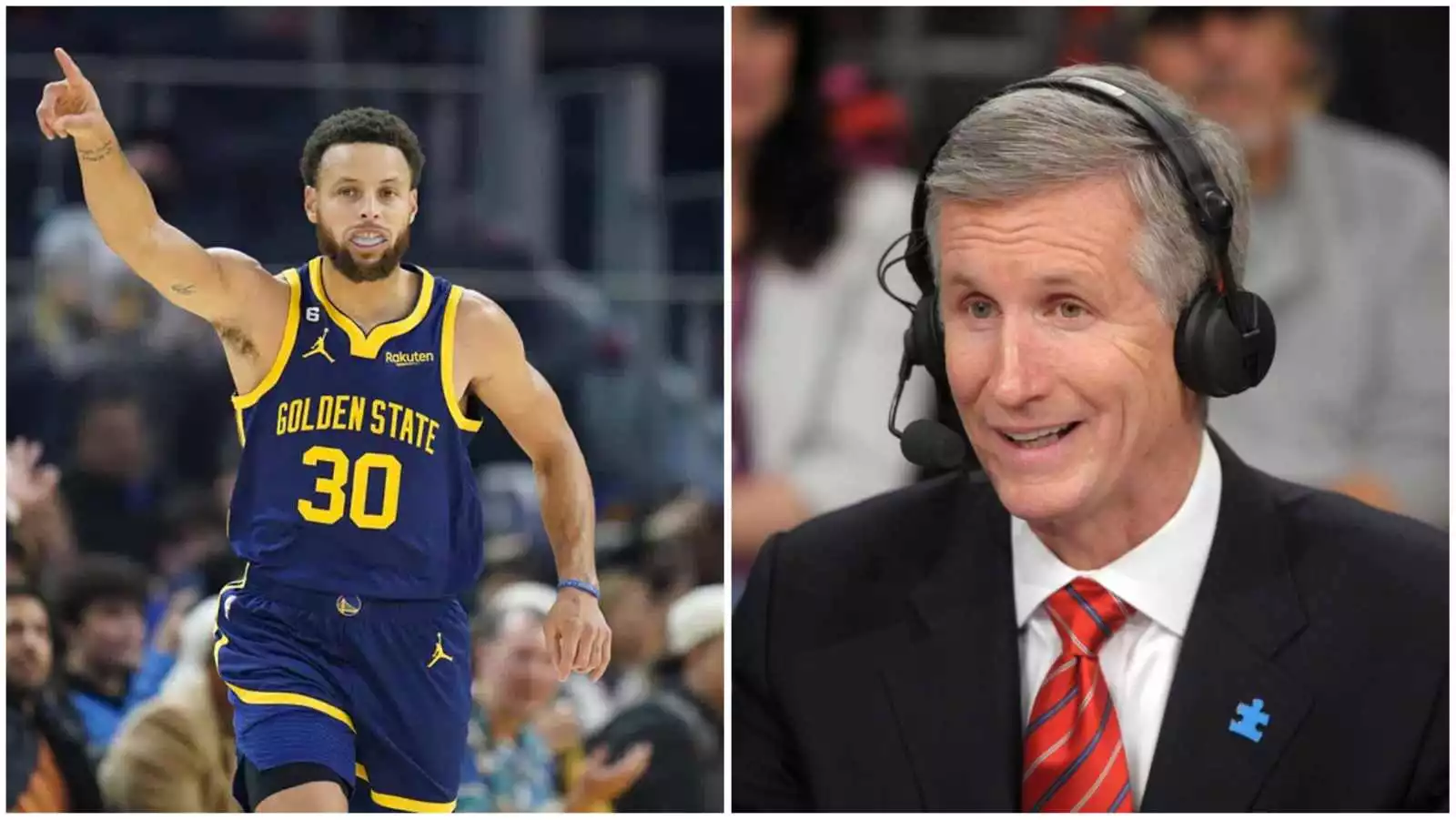 Stephen Curry gets applauded, “out of body experience,” says Mike Breen ...