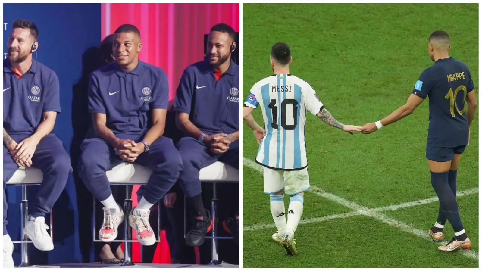 “Messi is one of the greatest in history,” says Kylian Mbappe