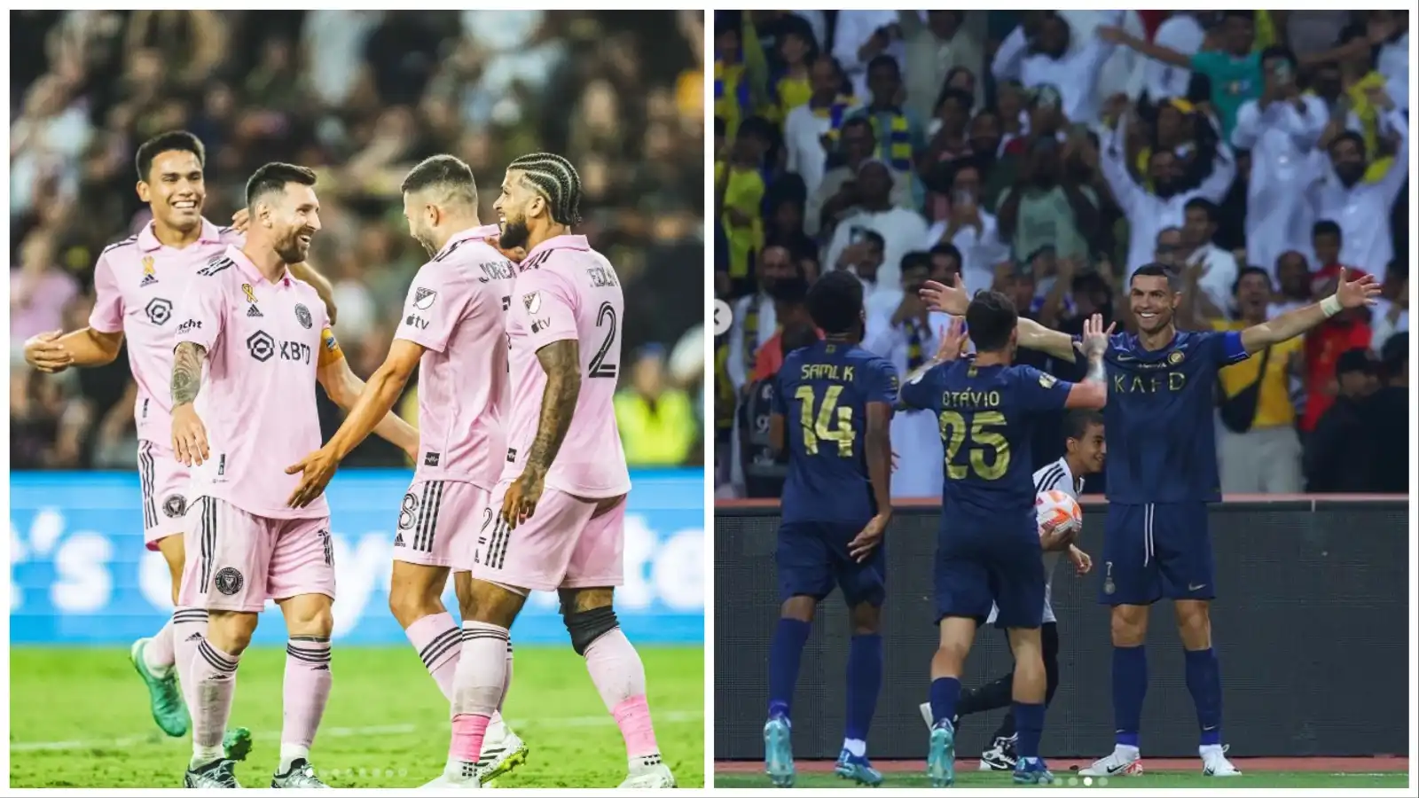 Messi vs Ronaldo for one more time as Inter Miami will face Al Nassr