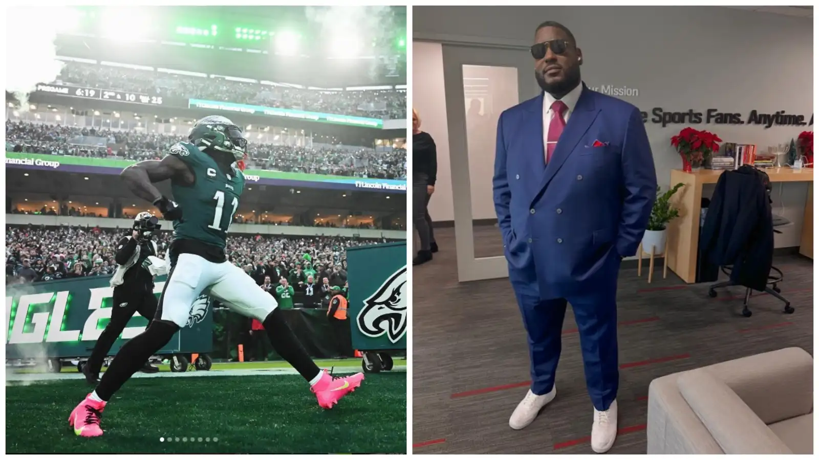 “AJ Brown has completely fallen off a cliff!” former NFL player on his ...